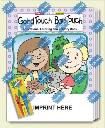 CS0185 Good Touch Bad Touch Coloring and Activity Book with Custom Imprint