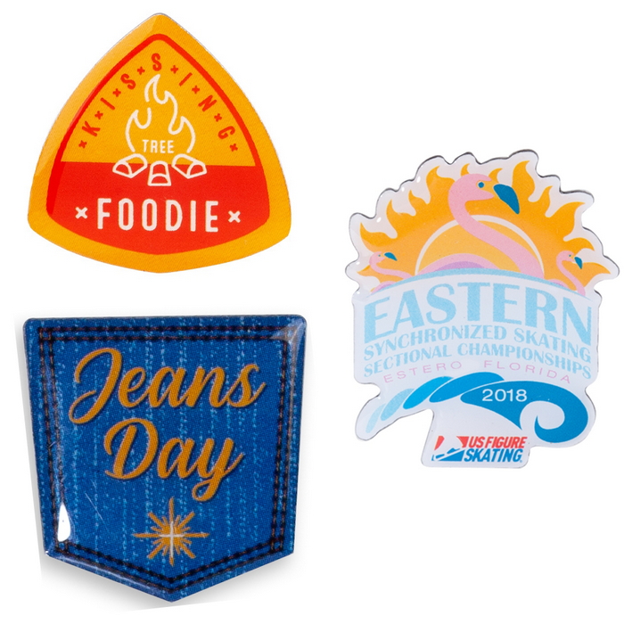 AI-OL100 1 Offset Printed Lapel Pin