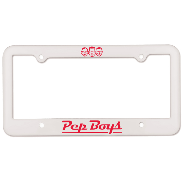 HA40004 4 Hole License Plate Frames With Custom Imprint