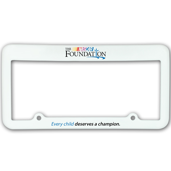 HA8040001 2 Hole License Plate Frames with Full Color Digital Custom ...