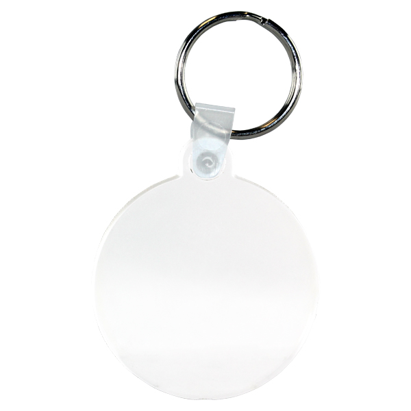 KA27053 Circle Key Fob with Custom Imprint