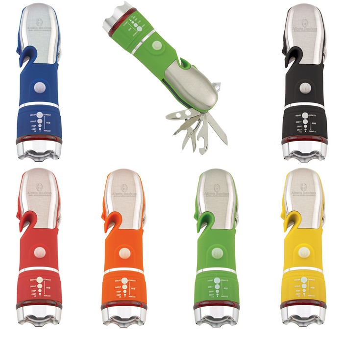 HH7200 Emergency COB Flashlight Multi-Tool With Custom Imprint