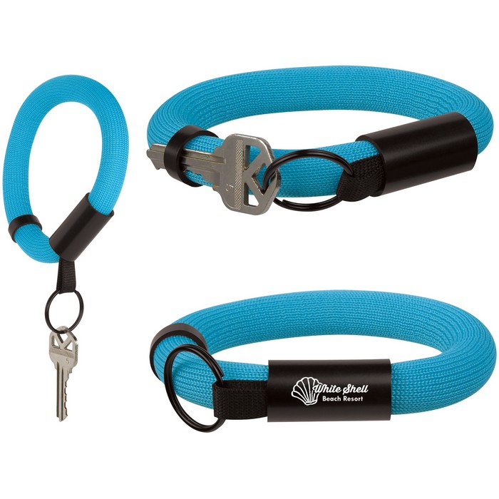 KH2041 Floating Wristband Key Holder With Custom Imprint