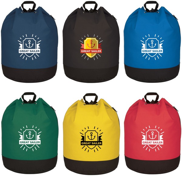 JH3012 Bucket Bag Drawstring Backpack With Custom Imprint