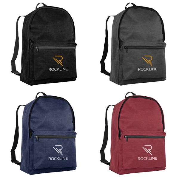 JH35029 Boardwalk Heathered Backpack With Custom Imprint
