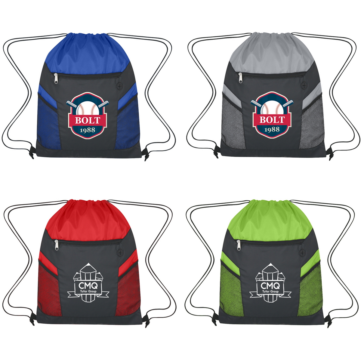 JH3063 Ripstop Drawstring Bag With Custom Imprint
