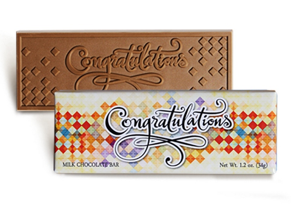 CC310043 Congratulations Milk Chocolate Bar