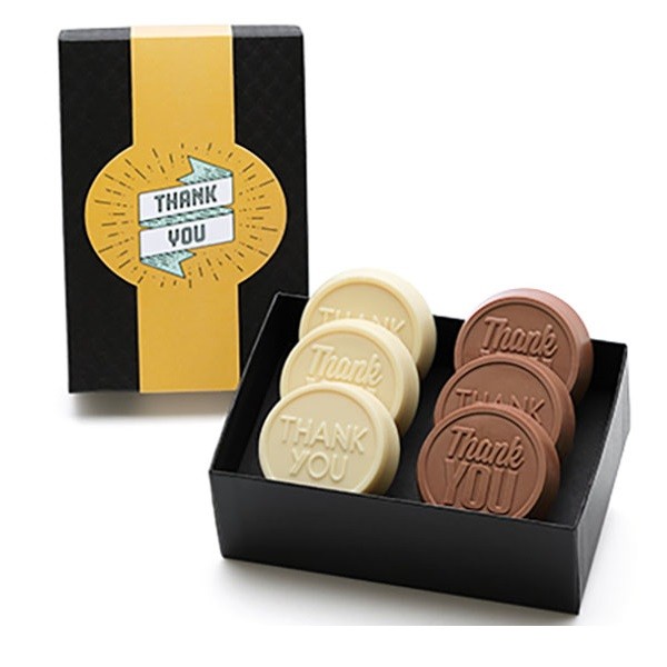 CC326001 6-Pack Thank You Chocolate Dipped Oreo Cookies