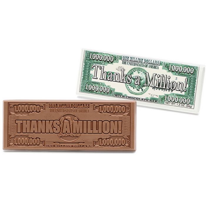 CC310025 Thanks A Million Chocolate Bar