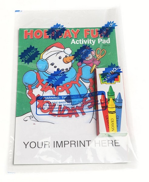 SC0516 Holiday Fun Activity Pad with Custom Imprint