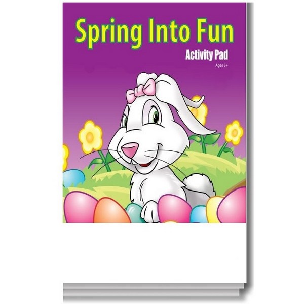 SC0447B Spring into Fun Activity Pad Blank No Imprint