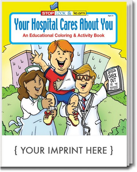 CS0390 Your Hospital Cares About You Coloring and Activity Book with ...