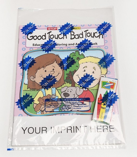 CS0185 Good Touch Bad Touch Coloring and Activity Book with Custom Imprint