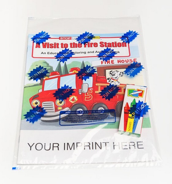 CS0191 A Visit To The Fire Station Coloring and Activity Book with ...