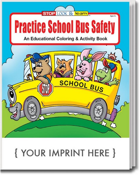 CS0230 Practice School Bus Safety Coloring and Activity Book with ...