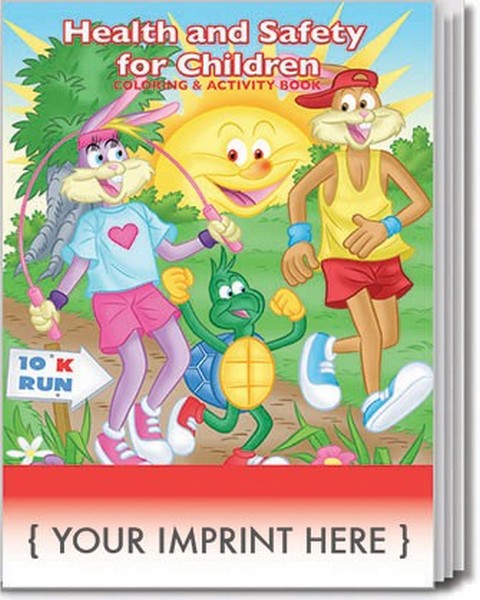 SC0449 Health and Safety for Children Coloring and Activity Book With ...