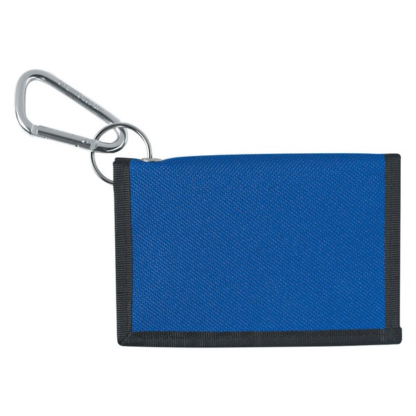 JH9482 Velcro® Wallet With Carabiner With Custom Imprint