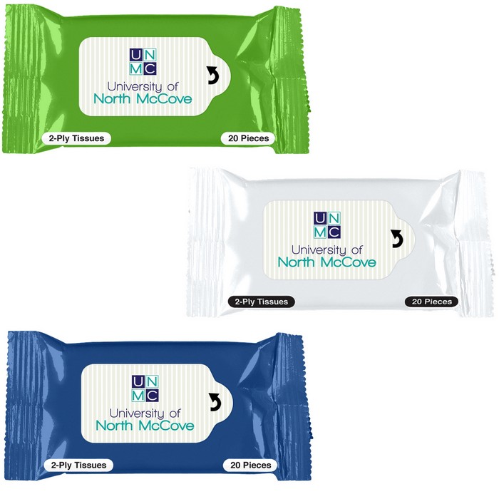 JH9009 Tissue Packet With Custom Imprint