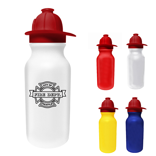 DA67800 20 OZ. Value Cycle Bottle With Fireman Helmet Cap And Custom ...
