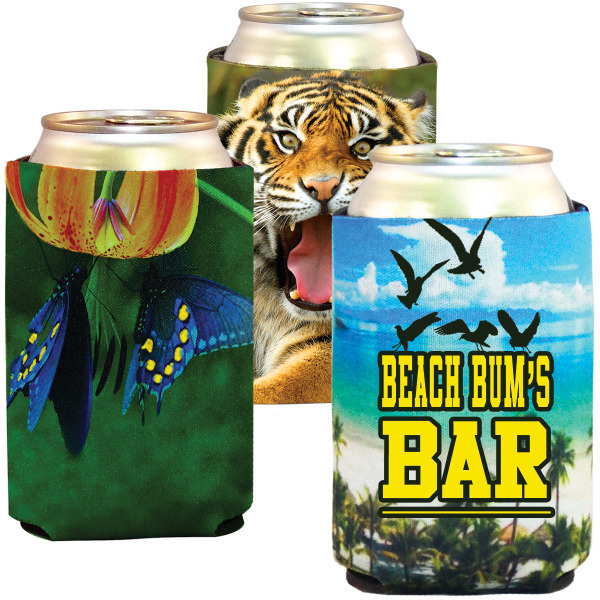 DC10034CP Can Cooler with Full Color Custom Imprint