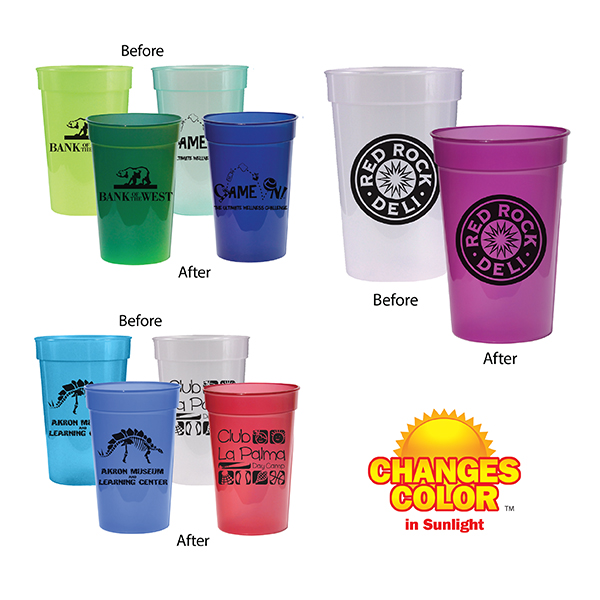 DA72217 17 oz. Sun Fun Stadium Cup with custom imprint