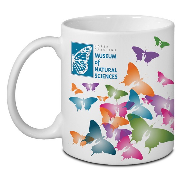 DX8215 11 Oz. Matte White Ceramic Mug With Full Color Custom Imprint