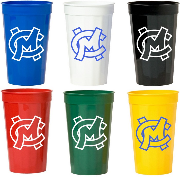 DD2200F 22 oz. Fluted Stadium Cup with Custom Imprint