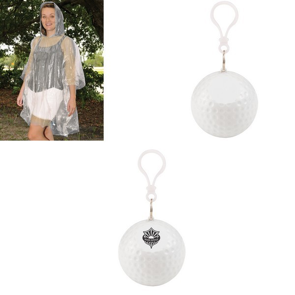 HH7750 Golf Poncho Key Chain With Custom Imprint