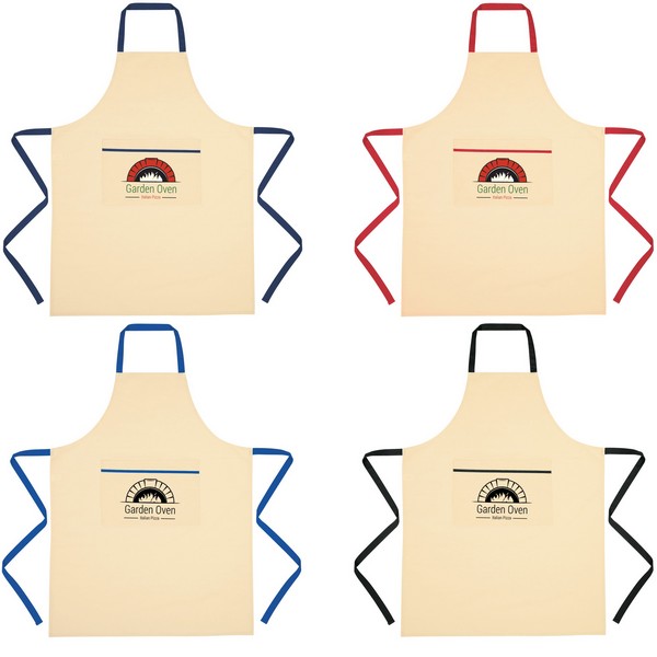 HH9005 Cotton Cooking Apron With Custom Imprint