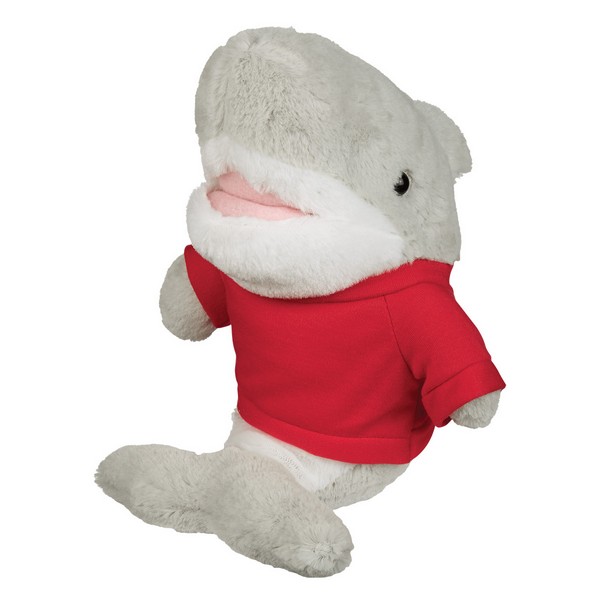 TH1204 6 Sherman The Shark Plush With Custom Imprint