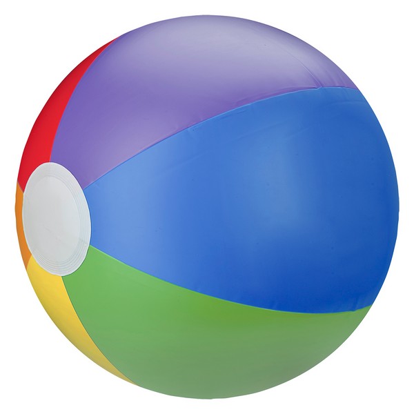 TH706 16 Rainbow Beach Ball With Custom Imprint