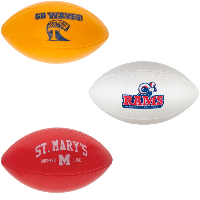 TGB6000-FB 6 Mini Plastic Footballs With Custom Imprint