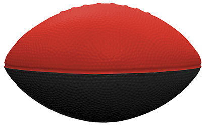 TGB72114-T 7 Foam Two-Tone Footballs With Custom Imprint