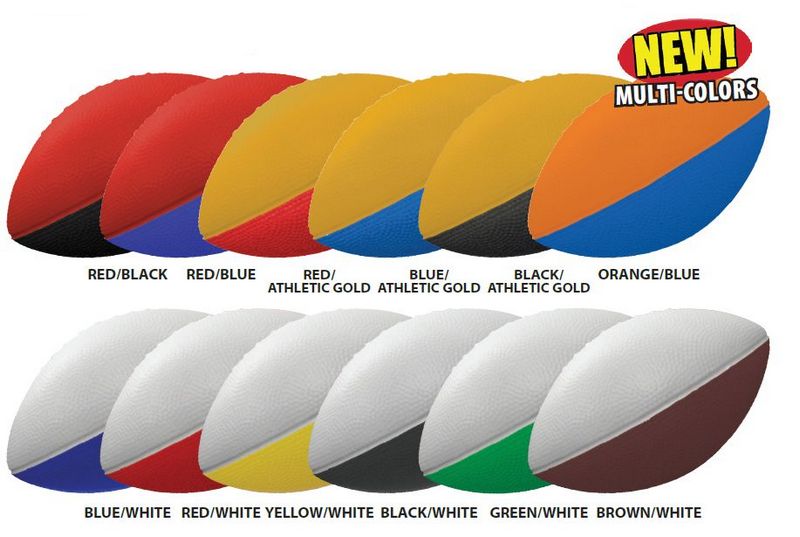 TGB72114-T 7 Foam Two-Tone Footballs With Custom Imprint