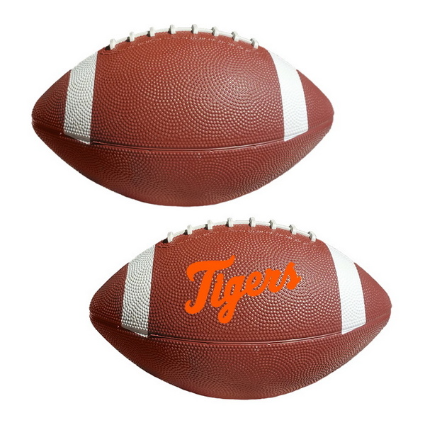 TGB12531-RB Mid Size 12 1/2 Rubber Football With Custom Imprint