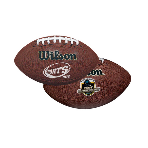 TGB14530-WSL Wilson Full Size Composite Leather Football 14 With Custom ...
