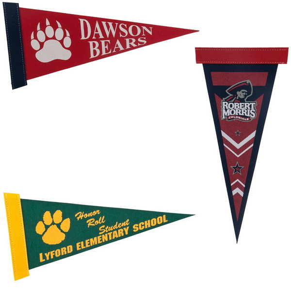 TP512F 5 x 12 Felt Pennant With Custom Imprint