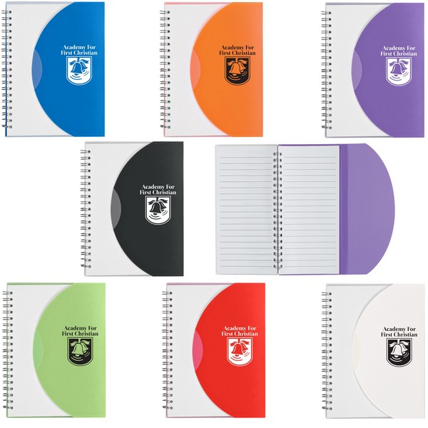 SH6970 5 X 7 Spiral Notebook with Custom Imprint