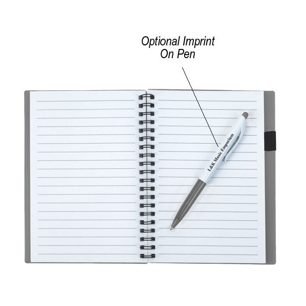 SH6920 Spiral Notebook With Id Window And Custom Imprint