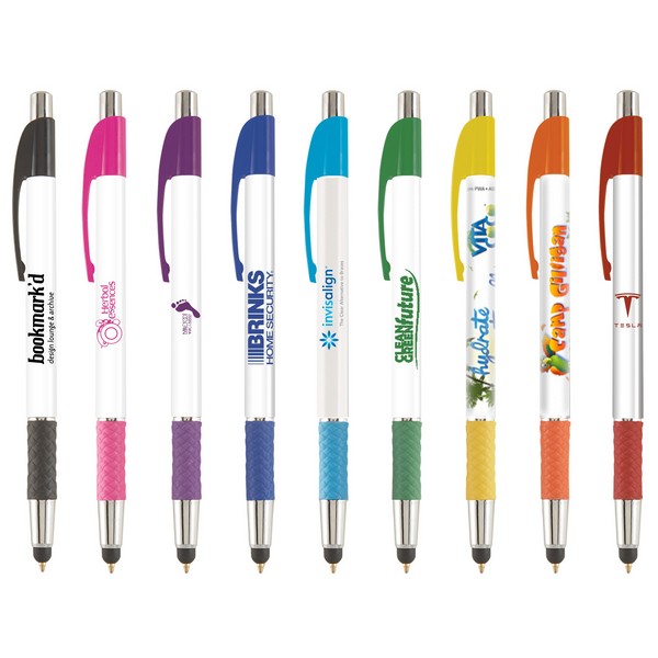 SGS0580 Gaze Slim Stylus Pen With Full Color Custom Imprint