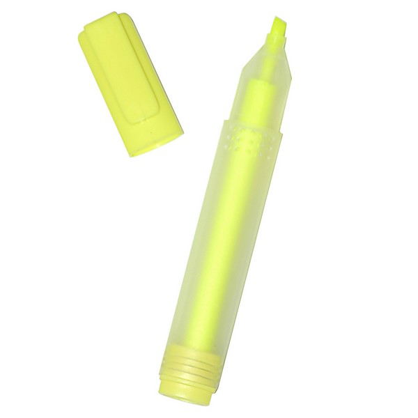 SH332 Rectangular Highlighter With Frosted Barrel And Custom Imprint