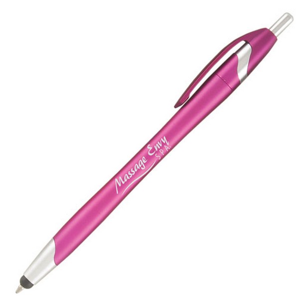 SGS0573 The Messenger Pen Metallic Style With Stylus And Custom Imprint