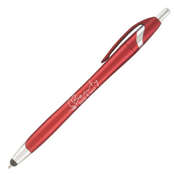 SGS0573 The Messenger Pen Metallic Style With Stylus And Custom Imprint