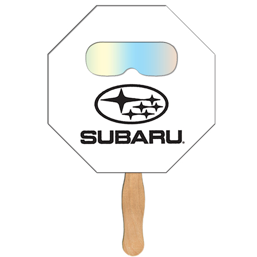 NLCSSF001-09 Sun Shade Hand Fan With Custom Imprint