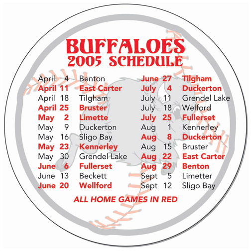 SLC108-2 2MIL Circle Magnet With Full Color Custom Imprint