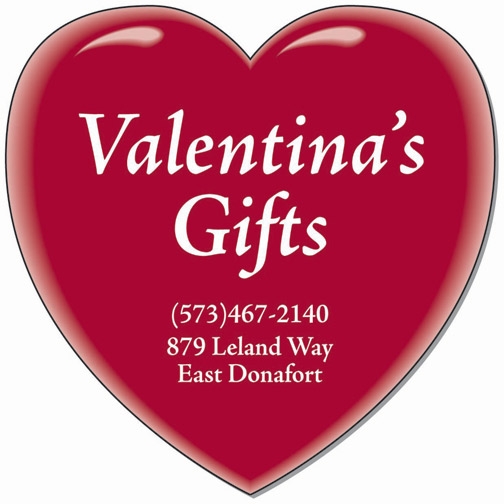 SLC119-2 2MIL Heart Magnet With Full Color Custom Imprint