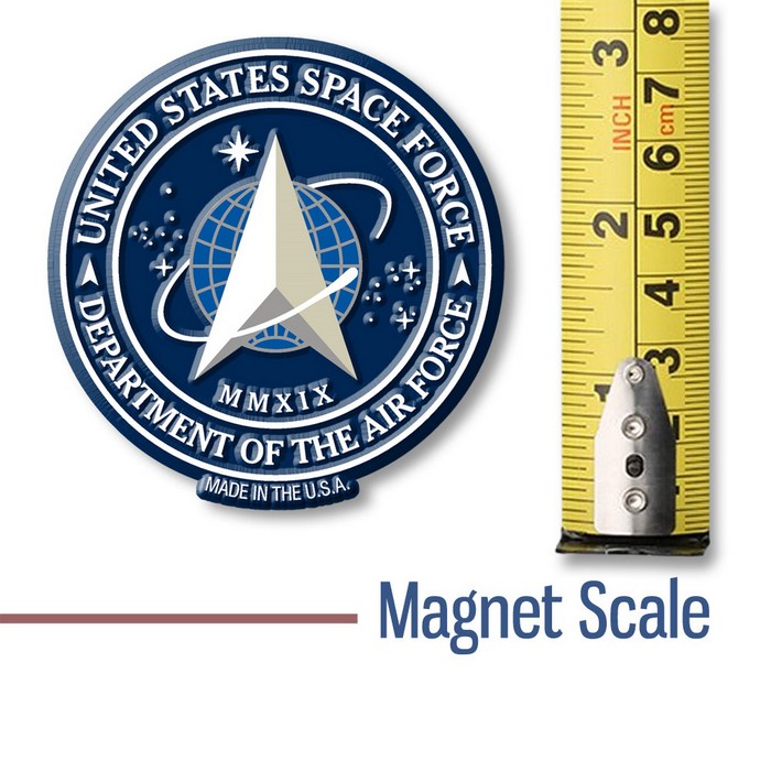 MIL143 U.S. Space Force Seal Military Magnet