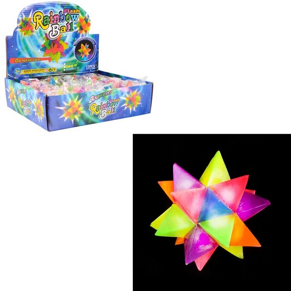TR49911 Crystal Flash Star Bounce Ball