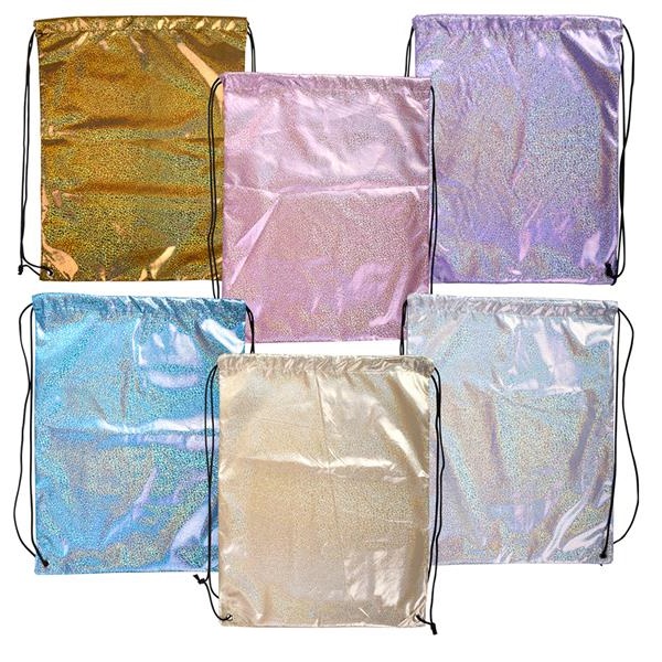 JR04898 Glitter Drawstring Backpack