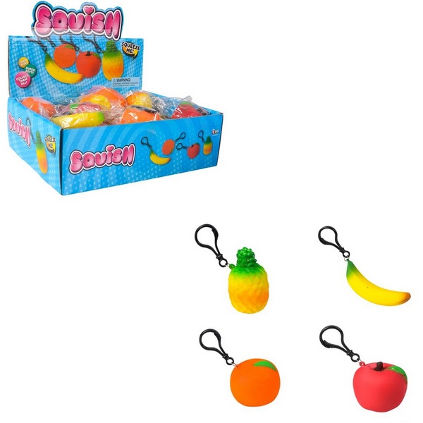 KR73095 Squish Fruit Clip Ons
